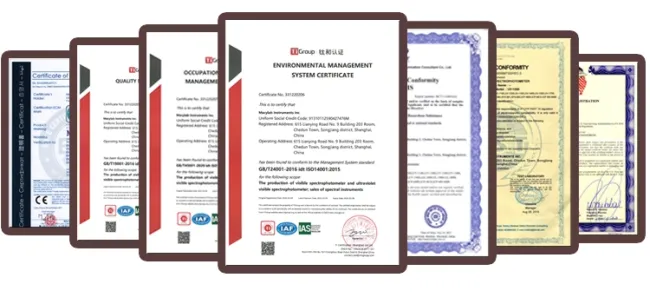 Il CCD dello spettrofotometro di Macylab Microvolume allinea la doppia chiave della stampa