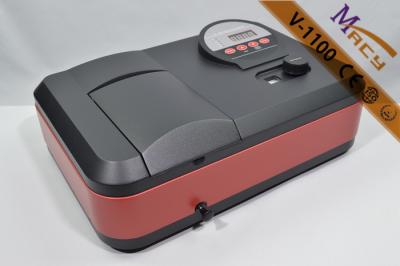 Cina Spettrofotometro UV a raggio singolo V-1000 rosso e nero per laboratorio universitario in vendita
