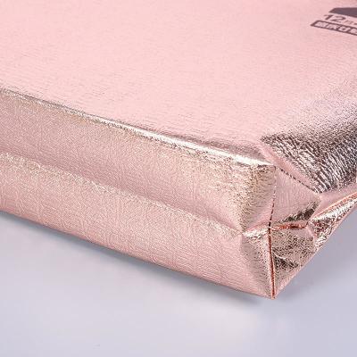 中国 食料品とローズゴールドのためのポータブルラミネーション非織物包装袋 エコPP素材 販売のため