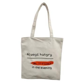 중국 여성 쇼핑용 맞춤형 색상 친환경 만화 패션 인쇄 된 토트 가방 판매용