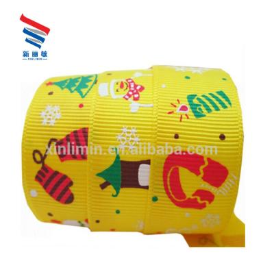 China Girls Printed Cartoon Character Grosgrain Ribbon for Hair Tie Pattern Solid Color for sale