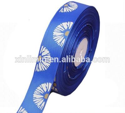 China Geschenkverpakking Custom Grosgrain Ribbon met Logo Screen Printed Embossed 1/4' Breed Te koop