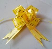 China PP Pull String Ribbon Wedding Car Bow for Christmas Gift Packaging in Various Sizes for sale