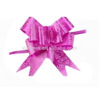 China PP Pull String Ribbon Wedding Car Bow for Christmas Gift Packaging in Various Sizes for sale