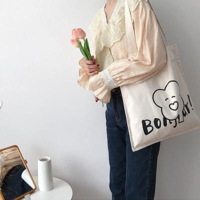 China Bolsas de toque de lona pesadas para compras ecológicas à venda