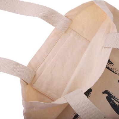 China Shopping Made Easy Custom Canvas Tote Bags with Eco-Friendly Material and Printed Logos for sale