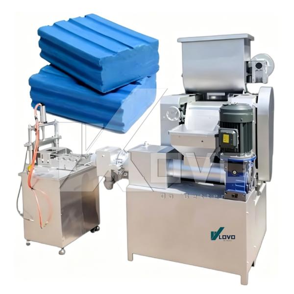Quality Small Soap Making Machine with Plodder Machine & Soap Cutting Machine 100-300kg for sale