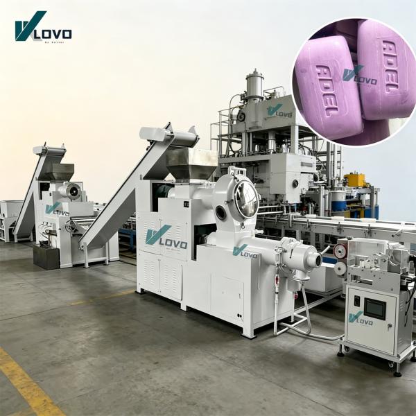Quality High Efficiency Automatic Soap Making Machine | Soap Extruder Cutting Production Line for Sale for sale