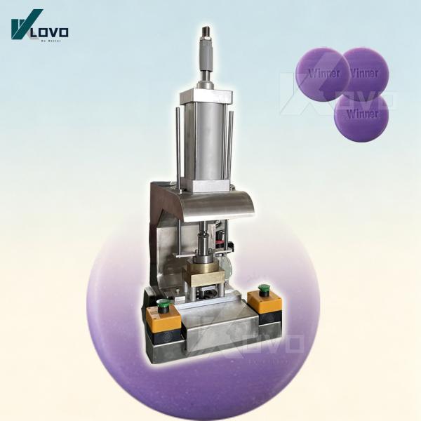 Quality Semi Auto Soap Stamp Machine Custom Brass Mold Soap Printer Laundry Toilet Soap Stamper for sale