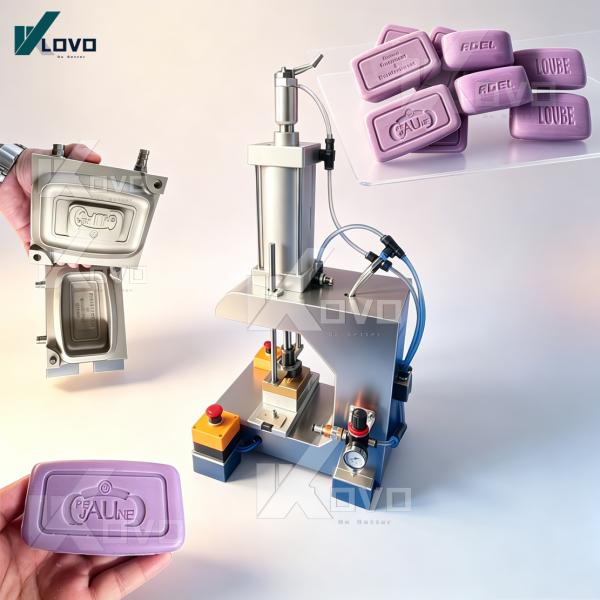 Quality Automatic Hand Soap Press Machine Handmade Soap Stamping Equipment for sale