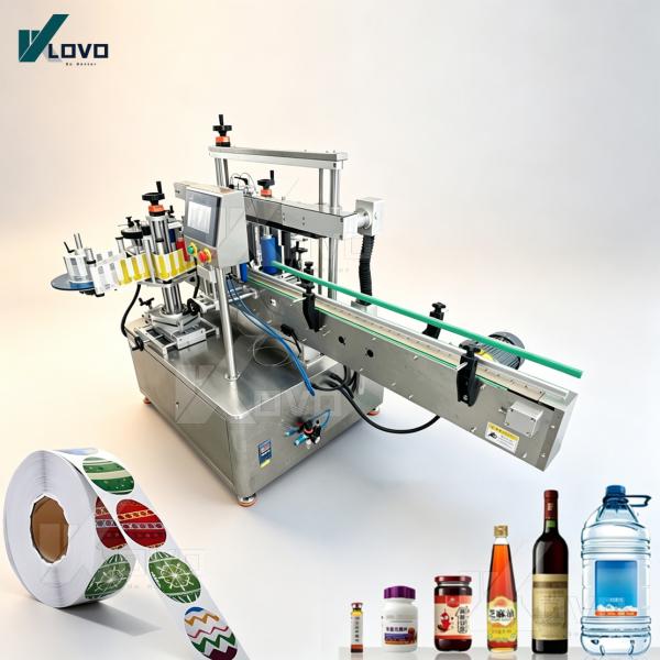 Quality Shampoo Square Round Bottle Double Side Sticker Hand Wash Automatic Labeling for sale