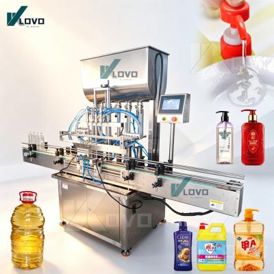 China Semi Automatic Full Automatic Lotion Hand Sanitizer Liquid Soap Detergent Filling Machine for sale