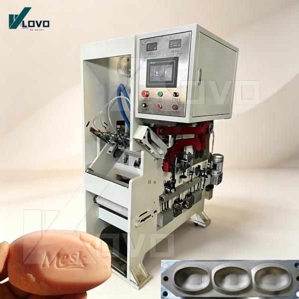 Quality Industrial Automatic Soap Stamper Bath Beauty Soap Stamping Machine High Speed 1000kg/H for sale