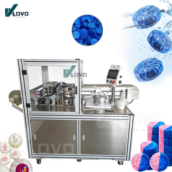 Quality 200kg/H Toilet Bowl Cleaner Bule Bubble Soap Cleaning Block Making Machine Blue Soap Machine for sale