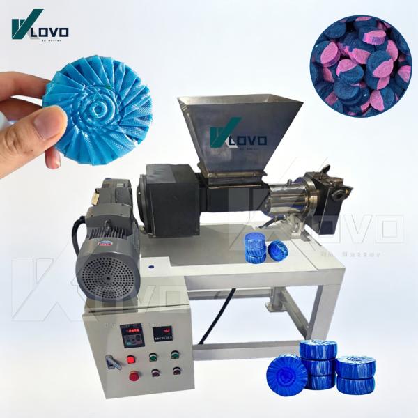 Quality Electric Toilet Cleaner Block Making Machine With Motor Bearing PLC For Chemical Use for sale