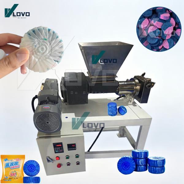 Quality Fully Automatic Blue Bubble Production Line Toilet Cleaner Ball Forming Machine for sale