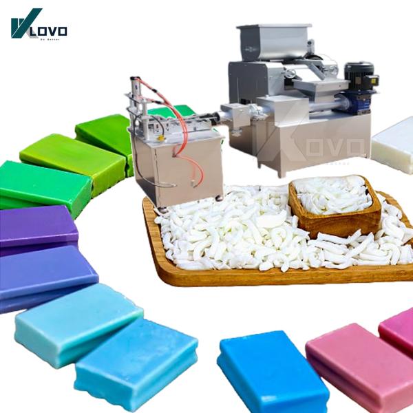Quality 100-120kg/Hour All In One Mini Bar Soap Making Machine For Small Business for sale