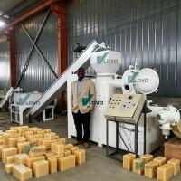 China Fully Automatic Laundry Soap Production Line with Soap Cutting Stamping Unit for sale