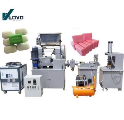 China Small scale soap making machine suitable for startups to produce both laundry soap and toilet soap for sale