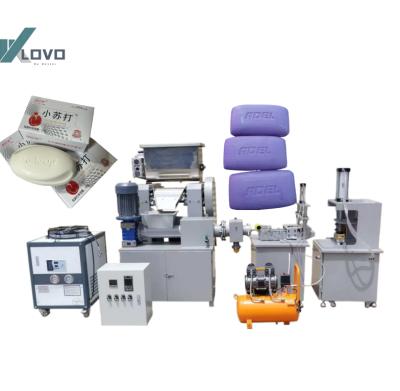 China Customized Semi-Automatic Bar Soap Making Machine 380V/220V Soap Manufacturing Small Line Production for sale