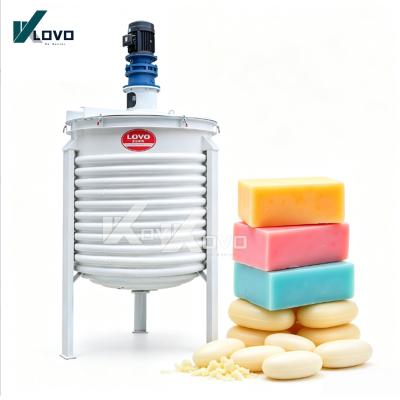 China Steam-Jacketed External Coil Saponification Kettle with Powerful Stirring for sale