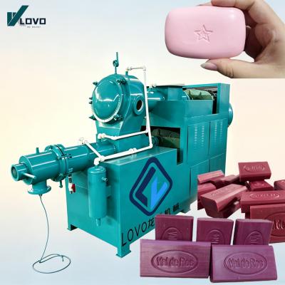 China Small Soap Making Machine for Beginners Laundry Bar Soap Making Machine Vacuum Soap Plodder Soap Extruder Machine for sale