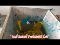200kg/h toilet bowl cleaner bule bubble soap cleaning block making machine blue soap machine
