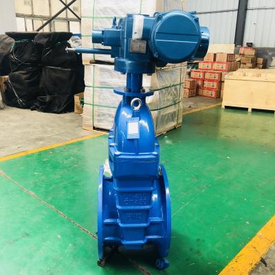 China PN10 Electric Control Gate Valve DN250 DN350 Flanged Gate Valve for sale