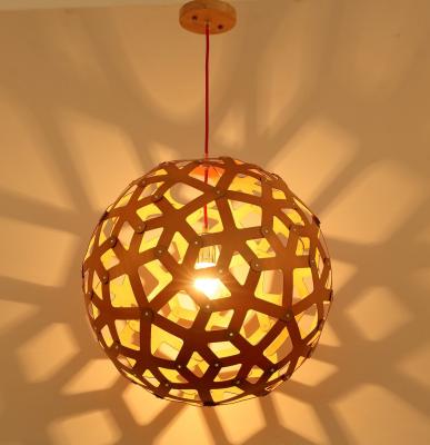 China Contemporary Elegant Wood Design Pendant Lamp for Living room, Restaurant & Hotel for sale