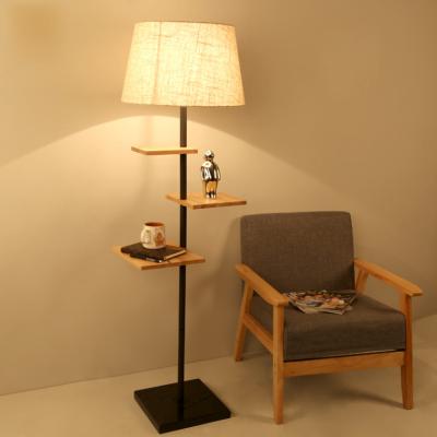 China Elgant Design Wooden Floor Lamp with wood rack, applicated in Hotel, restaurant & Dinning room for sale