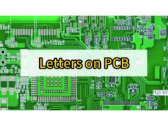 Letters on PCB
