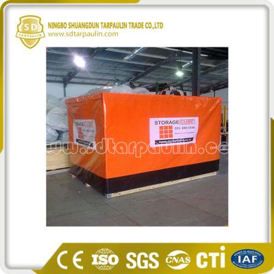 China UV Resistant Waterproof Pallet Cover Tarp PVC Tarp for sale