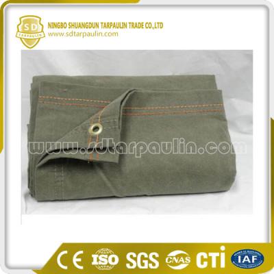 China 100% Cotton Canvas Tarp with Grommets for sale