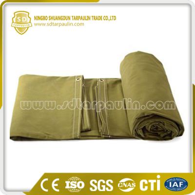 China Military Water Resistant Extra Heavy Duty Canvas Tarp for sale