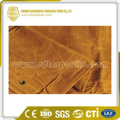 China Tear Resistant Silicone treated Poly Canvas Tarp for sale