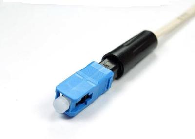 China Conector rápido do conjunto para o cabo interno, SC de fibra ótica azul dos conectores/UPC à venda