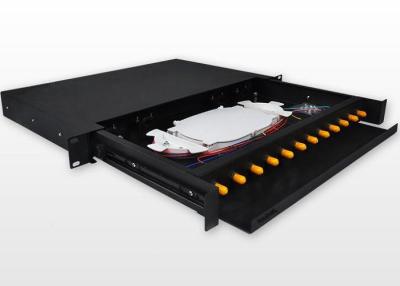 Cina Tipo a fibra ottica del cassetto del quadro d'interconnessione del supporto di scaffale il centro a 19 pollici 12 per la banda larga in vendita