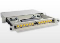 China ST / UPC Fiber Optic Cable Patch Panel , Drawer Type ODF Fiber Termination for sale