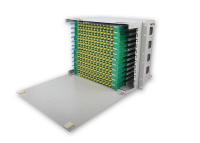 China 288 Core Fiber Optic Distribution Unit , Multimode 144 Port Fiber Patch Panel for sale