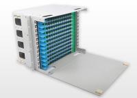 China 288 Core Fiber Optic Distribution Unit , Multimode 144 Port Fiber Patch Panel for sale