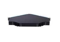 China Tri - Angle MPO - LC Fiber Optic Patch Panel 144 Ports Duplex / Simplex For LAN Network for sale