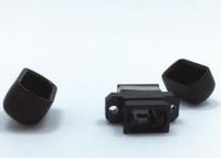 China MTP Simplex Optical Cable Adapter Black 12 / 24 Core Flange Coupling Adapter for sale