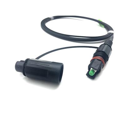 Cina Cavo pre Connectorized della fibra G657A1 con l'adattatore impermeabile di Optitap in vendita