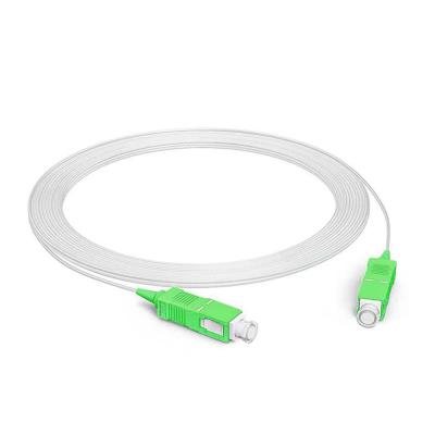 Cina cavo di toppa a fibra ottica invisibile di 0.9mm per la rete di FTTH FTTx in vendita