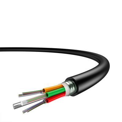Cina Rivestimento della metropolitana sciolta corazzata all'aperto del cavo a fibre ottiche di FTTx singolo in vendita