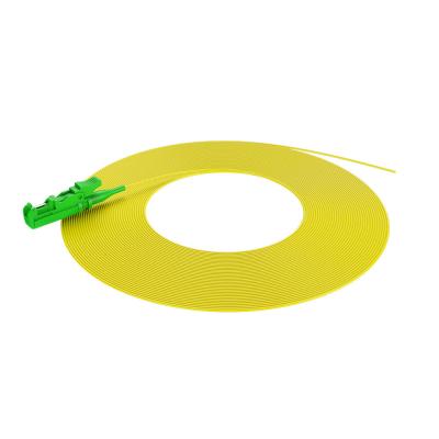 Cina cavo di toppa della treccia della fibra E2000 di 0.9mm con il rivestimento giallo di LSZH in vendita