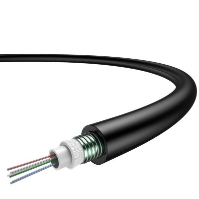 Cina Cavo a fibra ottica per interni/esterni a tubo unico 2-24F Cavo a fibra ottica per FTTH in vendita