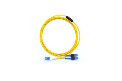 Cina Cavo a fibre ottiche duplex monomodale/connettore/saltatore di SC-LC per la rete di computer in vendita