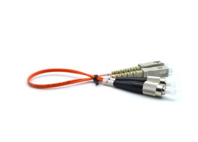 Cina Millimetro duplex di LC-FC di toppa del cavo del cavo ottico LSZH FTTH di cavo di toppa a fibra ottica in vendita