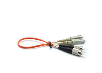 Cina Millimetro duplex di LC-FC di toppa del cavo del cavo ottico LSZH FTTH di cavo di toppa a fibra ottica in vendita